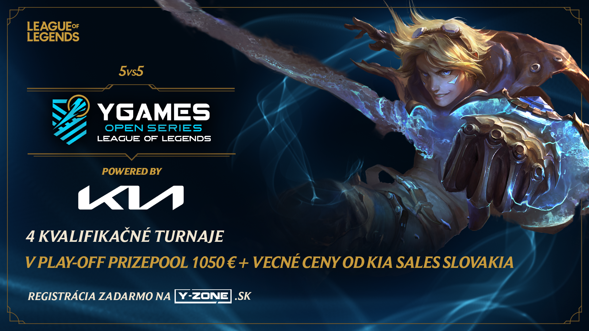 Prichádza séria turnajov v League of Legends. Registrácie do YGames Open Series powered by KIA ...